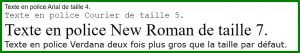 HTML : polices, taille et couleur avec la balise “font” – L'info du ...
