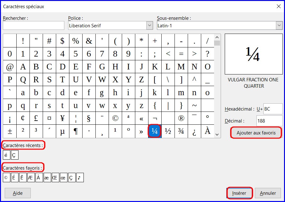 Insérer des caractères spéciaux : la table des caractères – L'info du ...